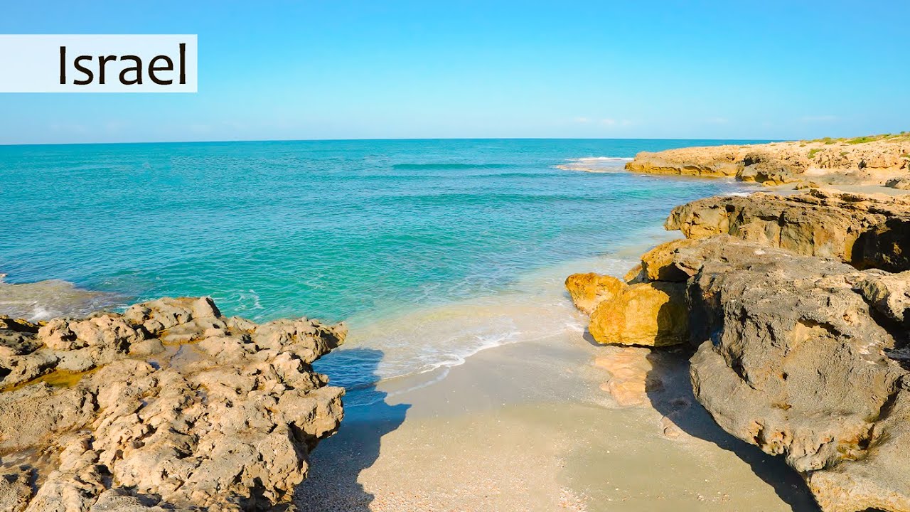 Israel. Secret Beaches You've Never Been To. Relaxing Stroll Along the ...