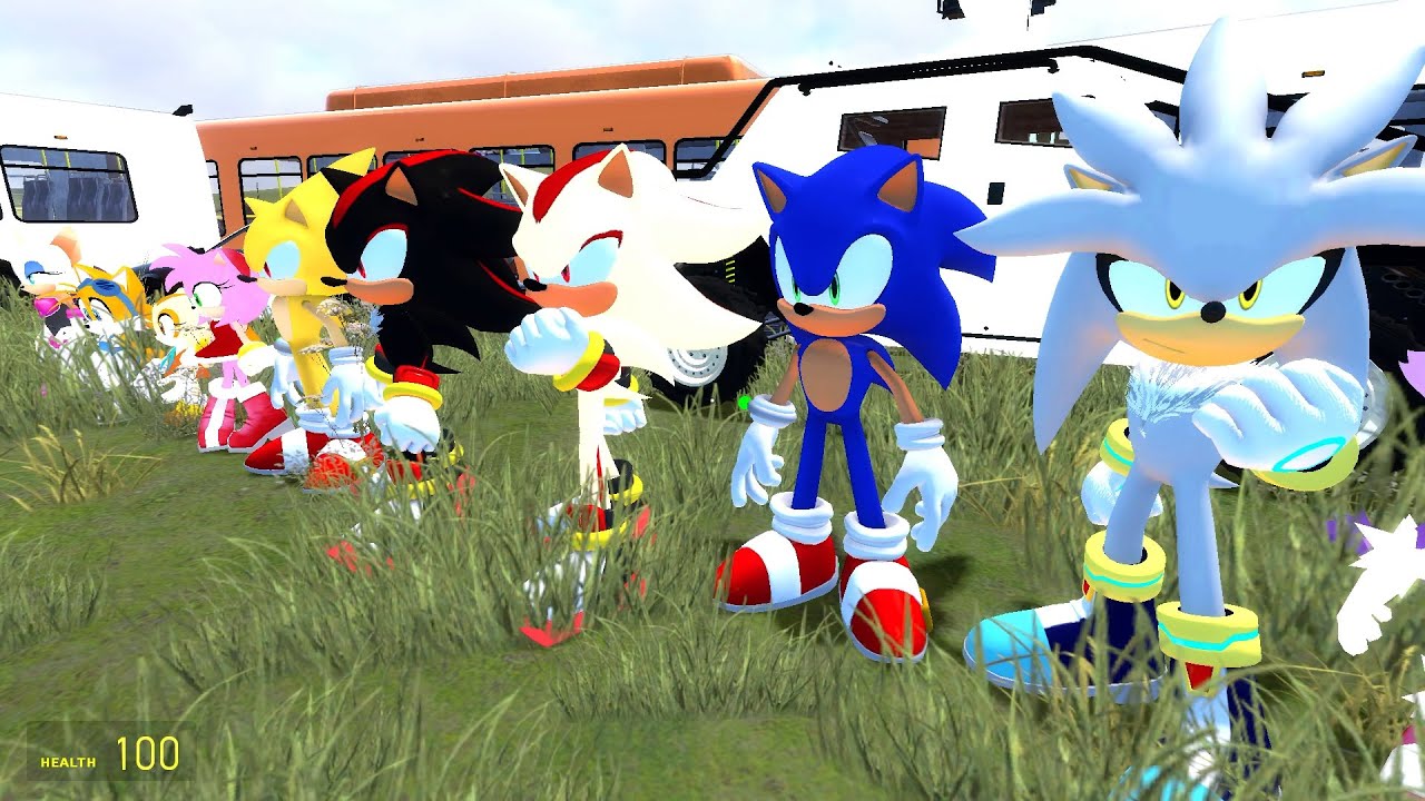 Shin Sonic Tapes vs Sonic all character in Garry's Mod! part4 - YouTube