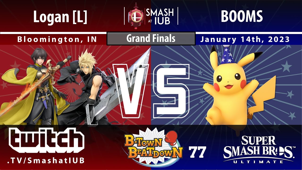 B-Town Beatdown 77 Grand Finals: Logan [L] (Cloud, Byleth) vs BOOMS ...