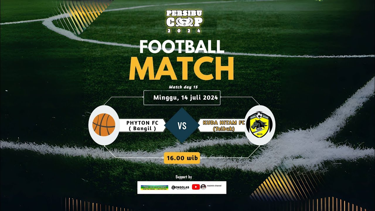 Python FC VS Kuda hitam FC | PERSIBU CUP 2024 | BABAK 1 - YouTube