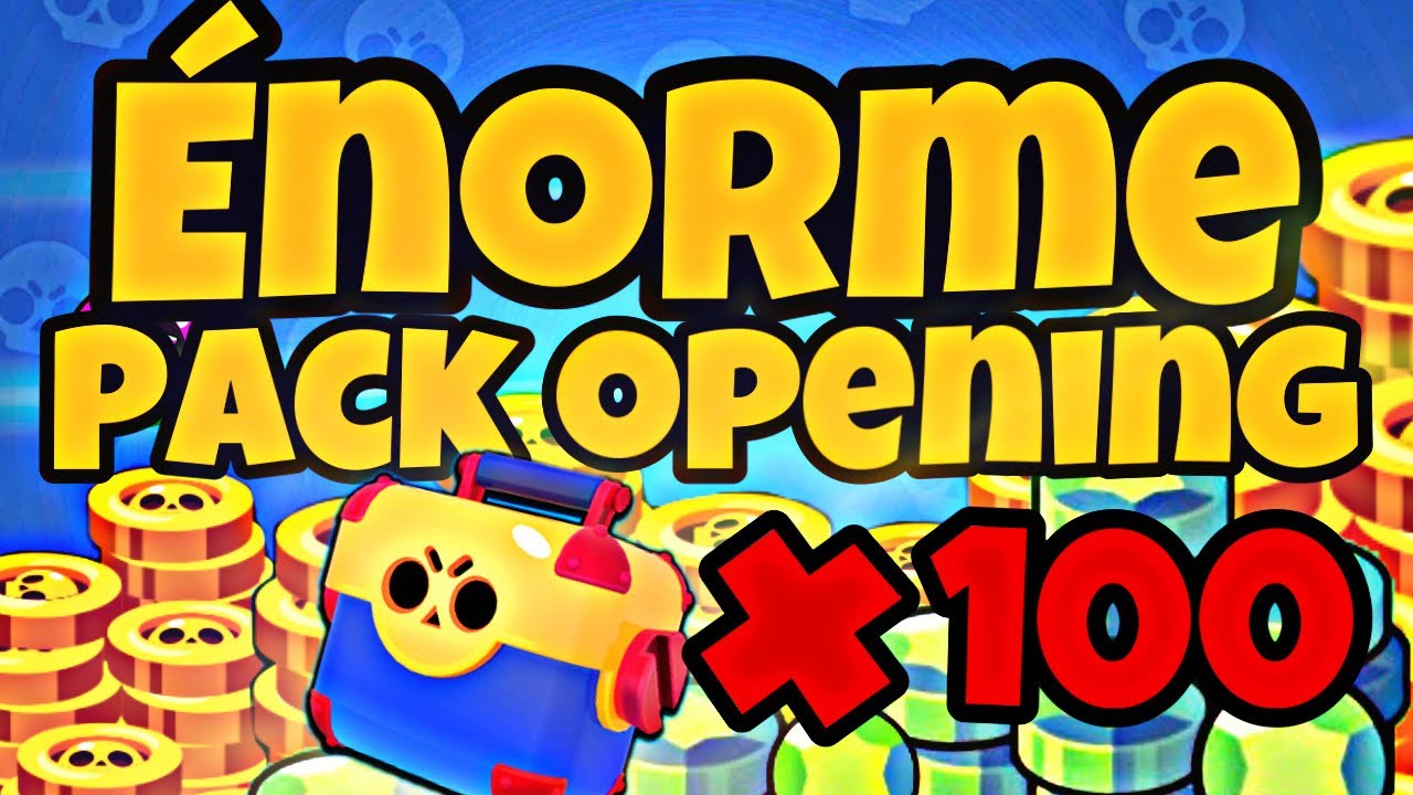 Énorme PACK OPENING Brawl stars !!!!! +100000 - YouTube