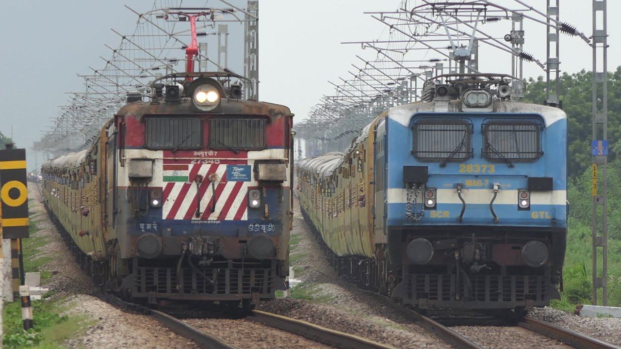 Freight LOCOMOTIVES Hauling Express Trains | Special Trains & Express ...