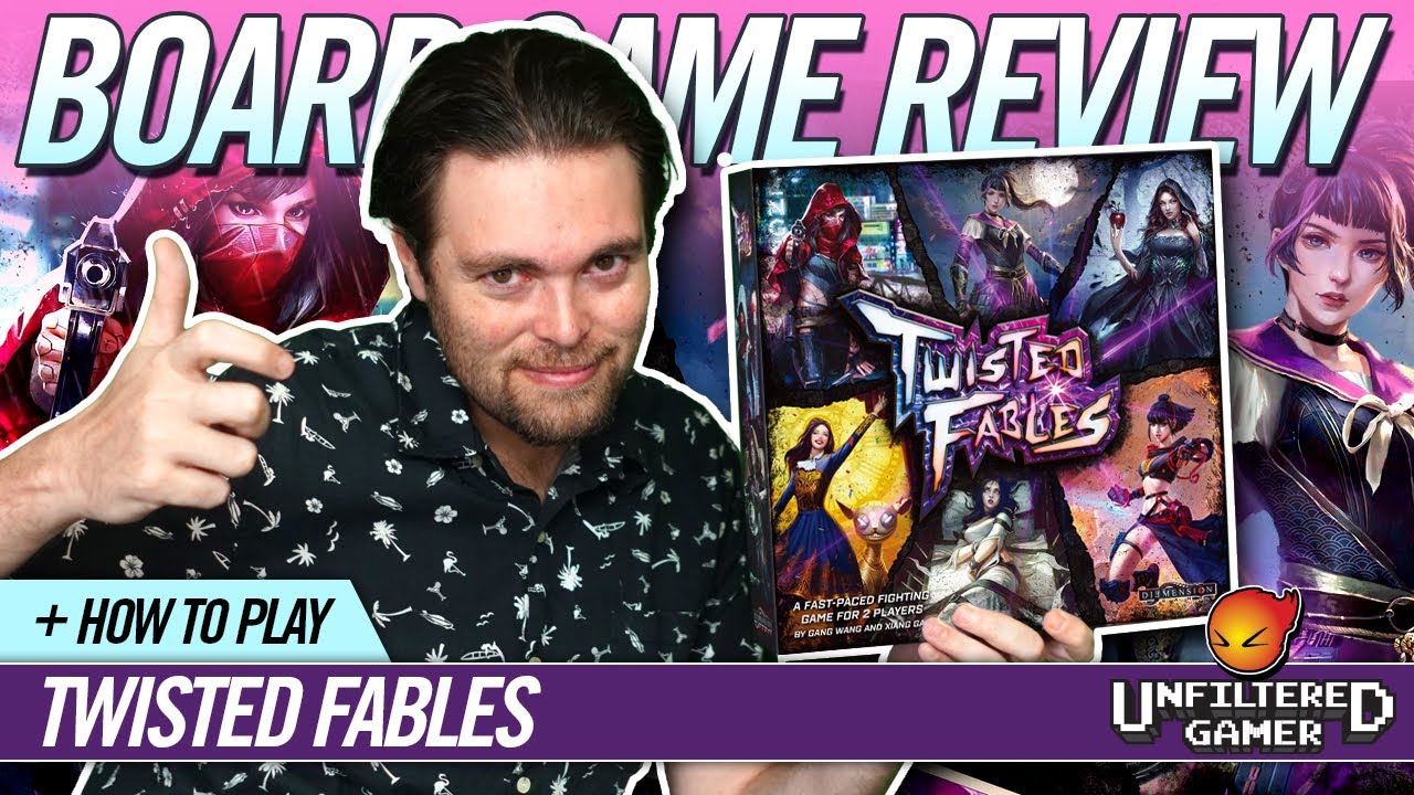 Twisted Fables Board Game Review and How to Play - YouTube