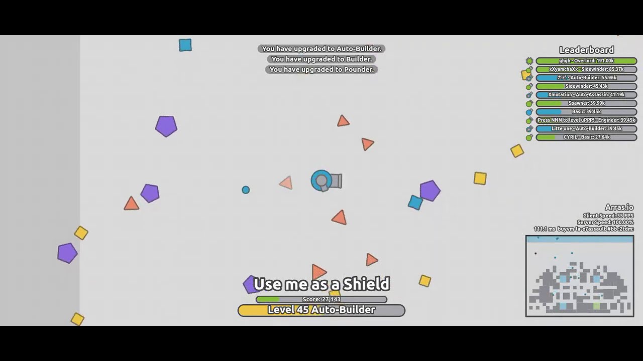 Arras.io Assault gamemode (Auto-Builder) - YouTube