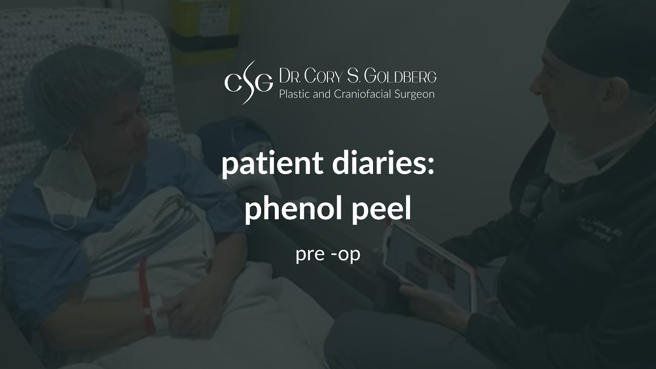 Patient Diaries: Phenol Peel - pre-op - YouTube