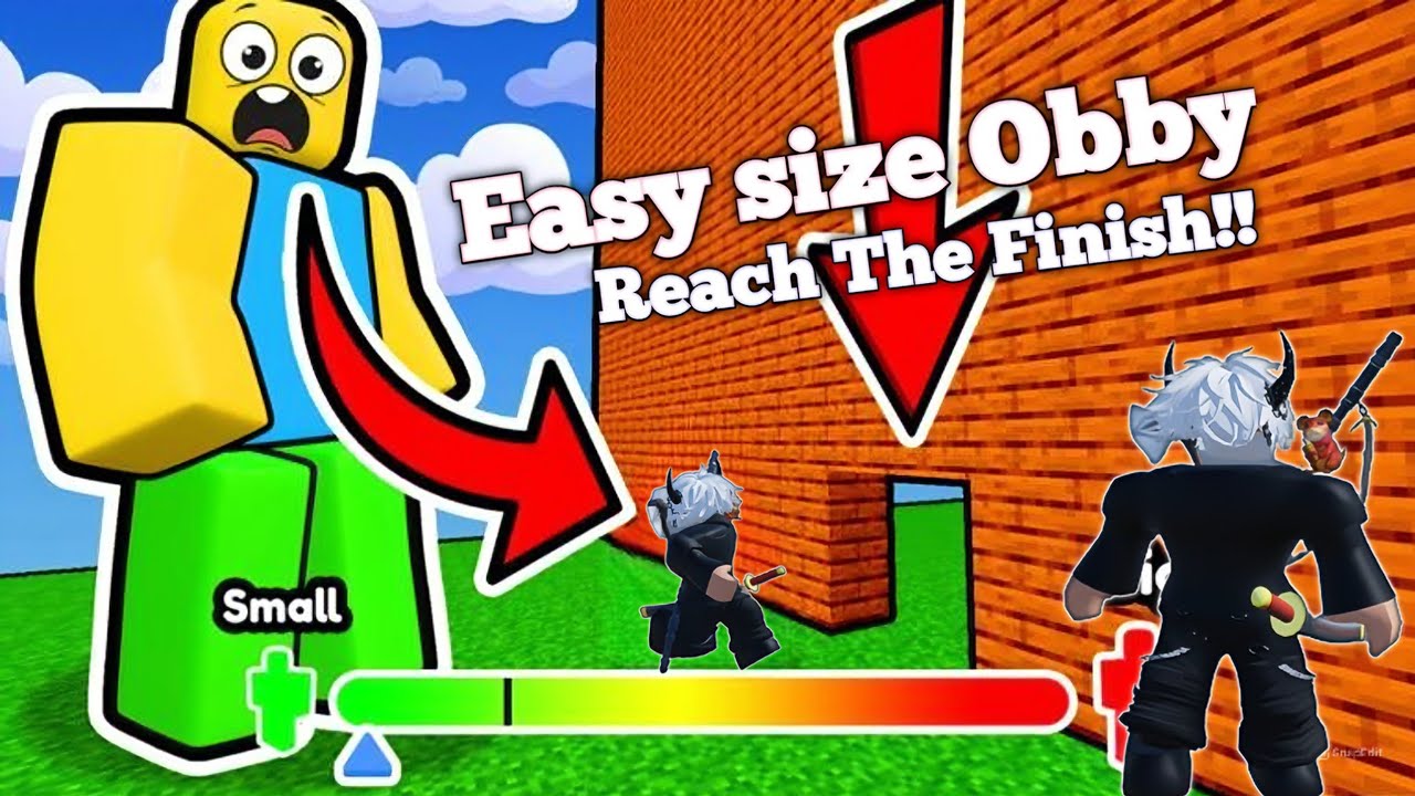 EASY SIZE OBBY REACH THE FINISH!! | ROBLOX - YouTube