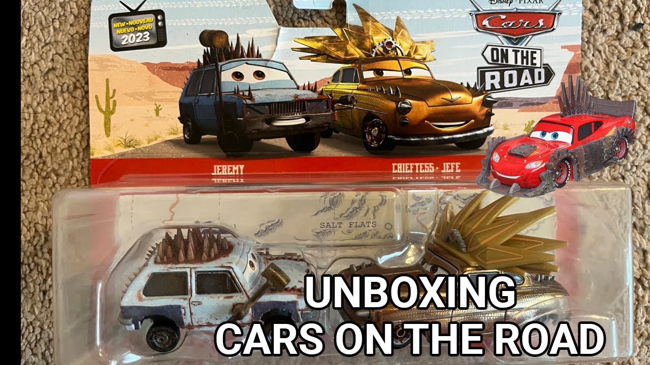 Mattel Disney Pixar Cars - Cars on the Road Jeremy Warrior and Road ...