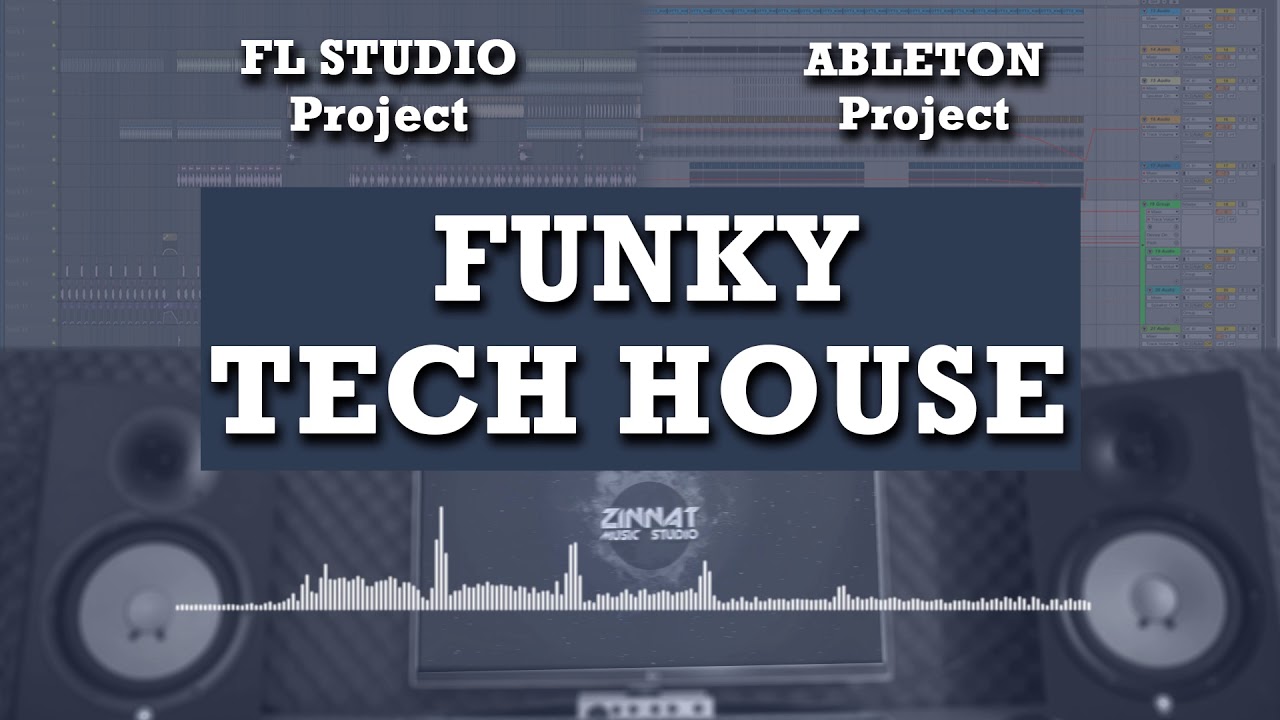 Funky Tech House #2 - Ableton FL Studio Project File Template als flp ...