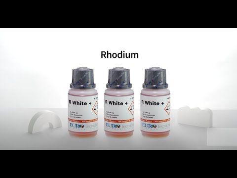 How to use Rhodium R White Plating - YouTube
