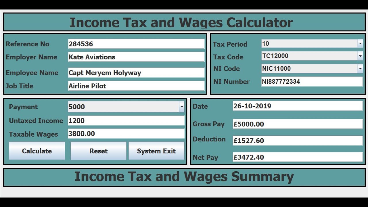 How To Calculate Income Tax And Wages In Java Eclipse Full Tutorial Youtube