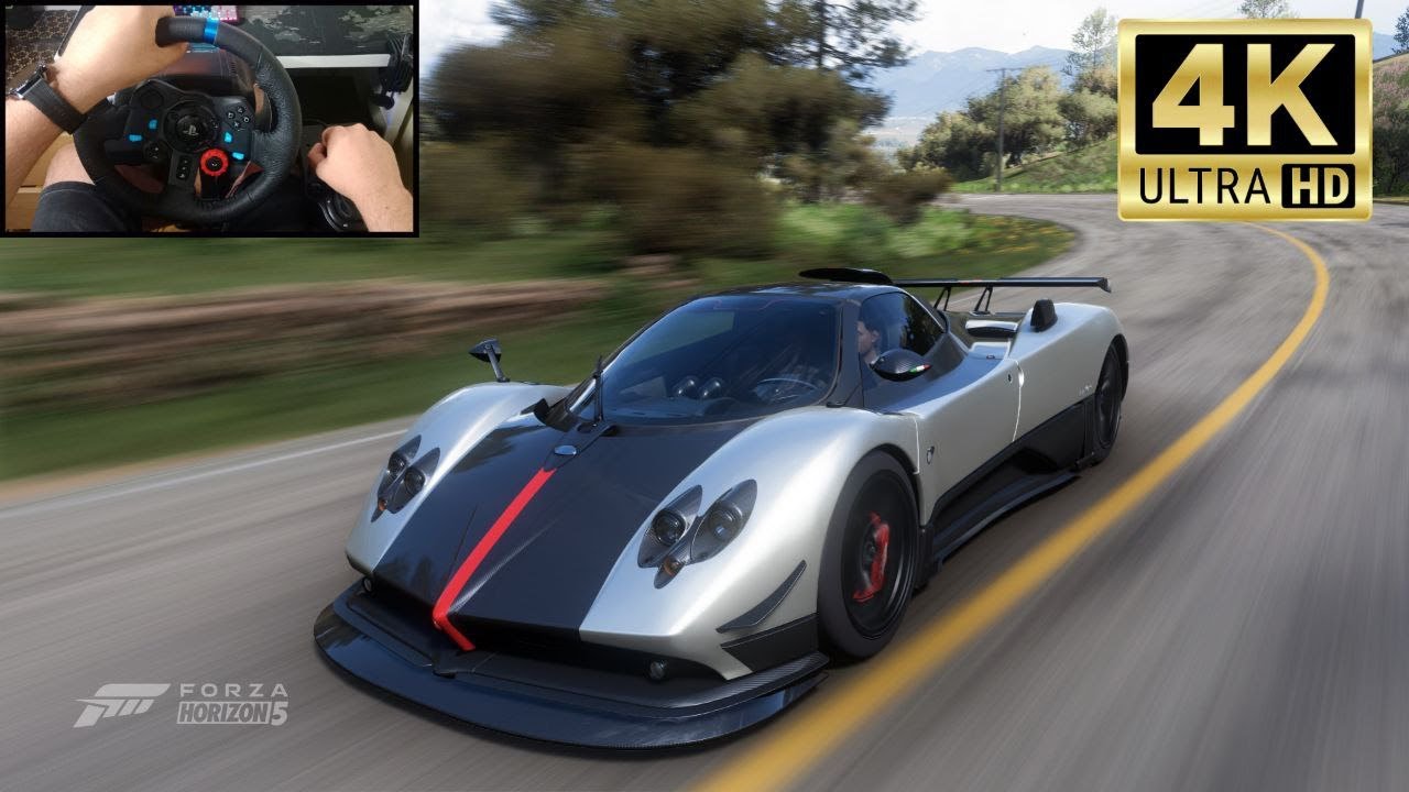 Pagani Zonda Cinque - Forza Horizon 5 | Gameplay Logitech G29 - YouTube