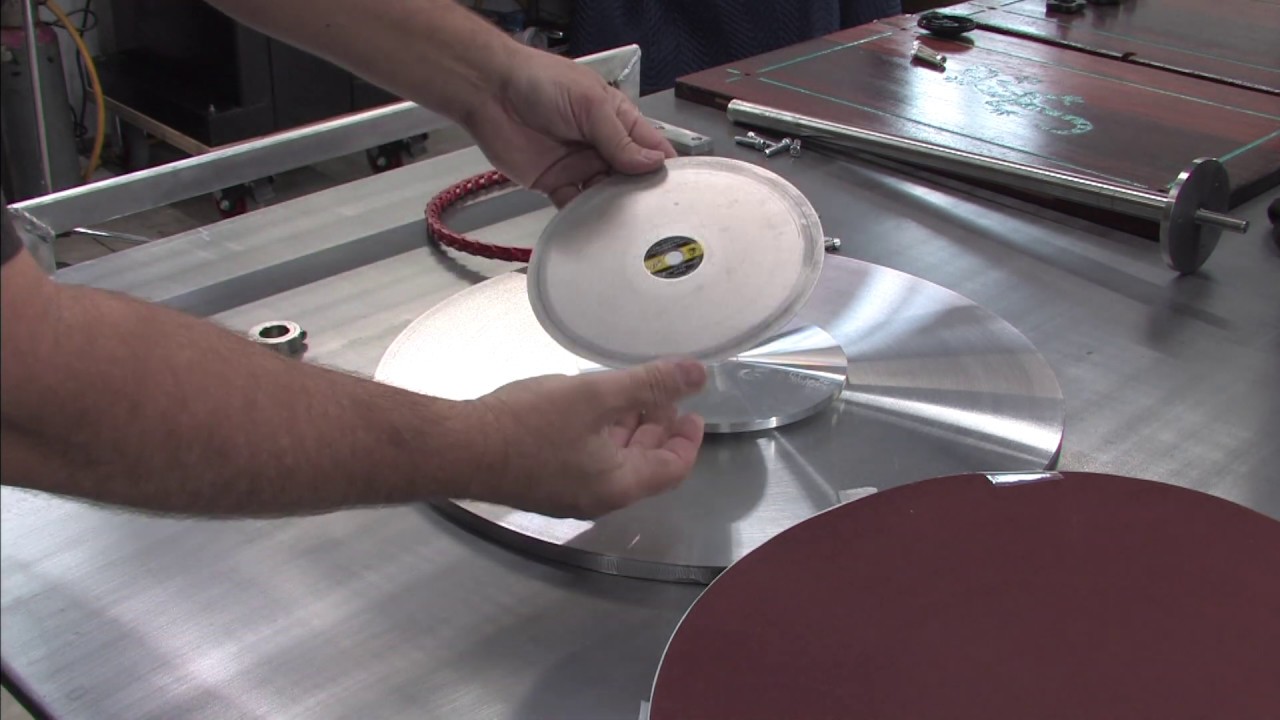 Flat Lap (20" Diamond Wheel Wet Sander) Build Part 1 - YouTube