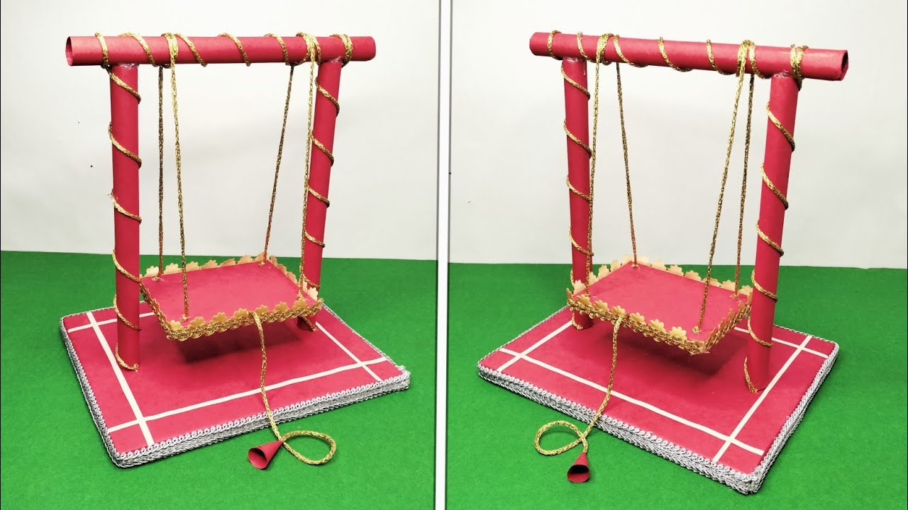 😍 Krishna Jhula Making at Home/DIY Krishna Janmashtami Jhula 2024/How ...