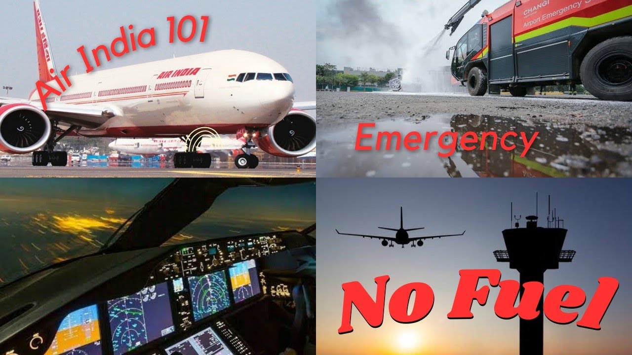 No fuel over New York. Air India 101 Multiple Instrument failure || Not ...