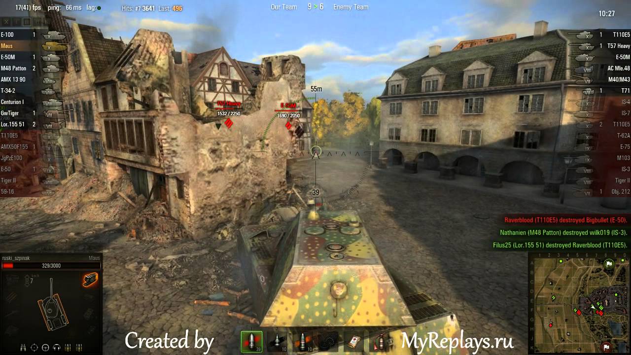 WOT: Siegfried Line - Maus - - YouTube