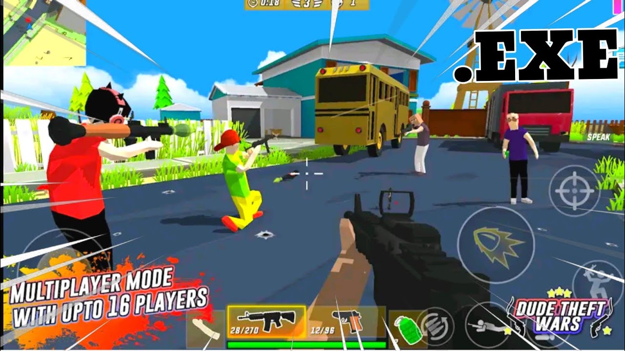 Dude Theft Wars Multiplayer .Exe | Dude Theft Wars # 717 | Niruz Gaming - YouTube