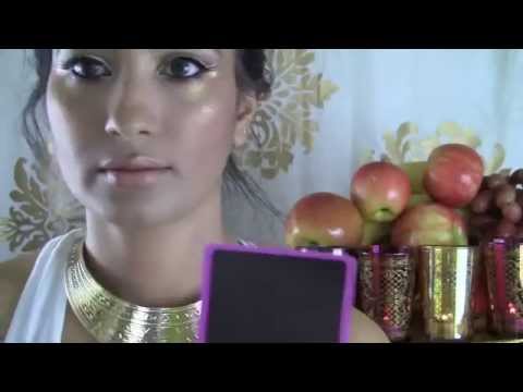 Greek Goddess makeup hair costume toga halloween tutorial- How to - YouTube