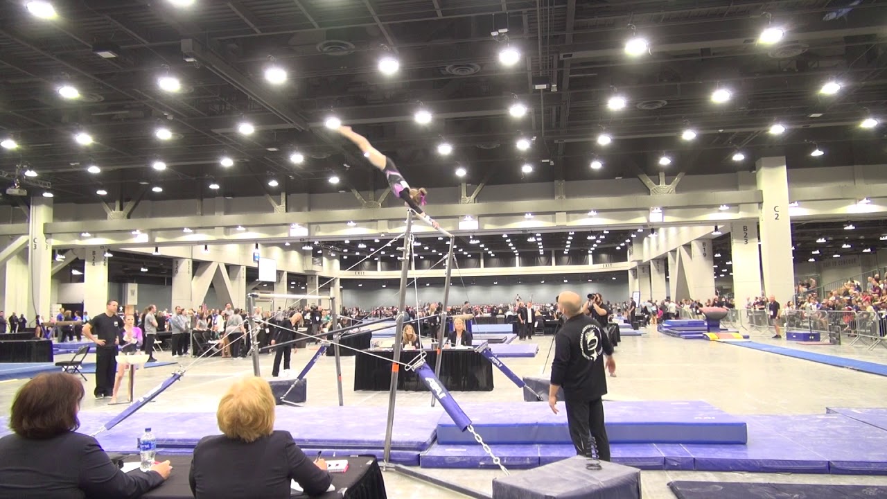 JRA Elizabeth Gantner, JPAC| L10 Bars, 2018 JO Nationals - YouTube