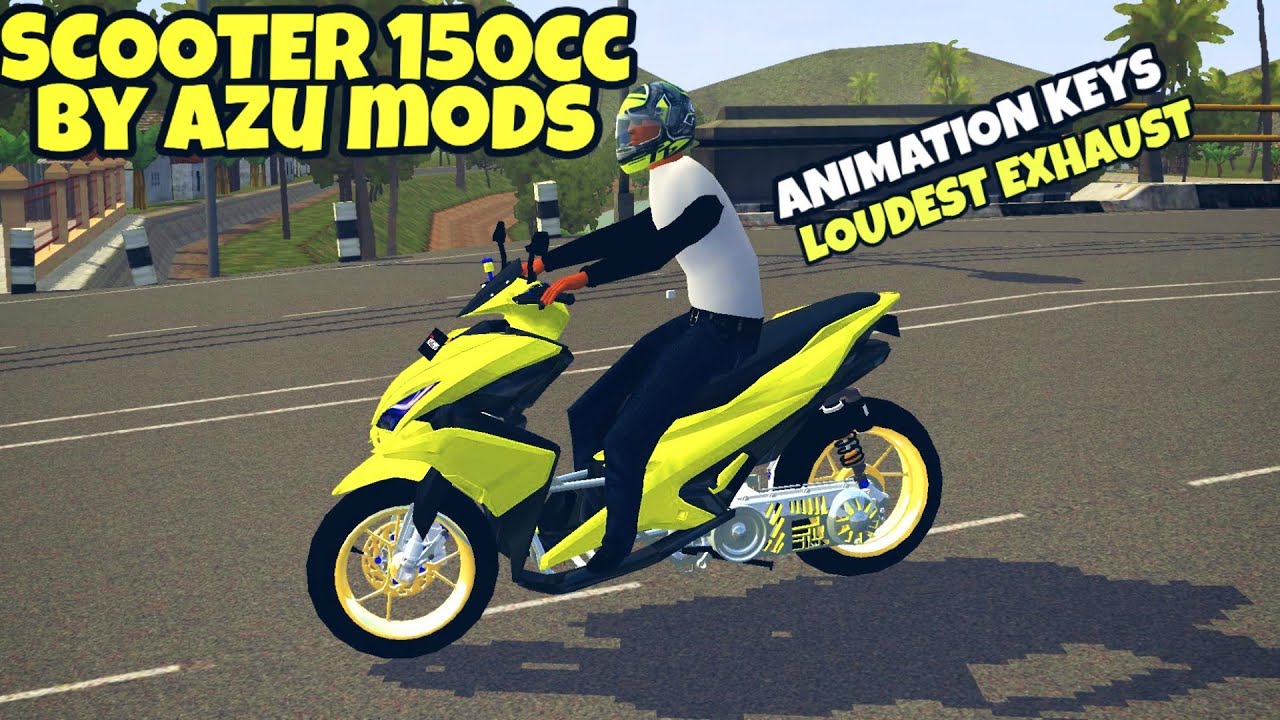 Scooter 155cc Mod in Bus Simulator Indonesia - Bussid Car Mod - Bussid ...