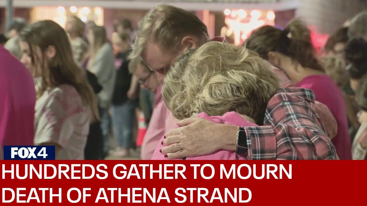 Athena Strand honored by North Texas communities - YouTube