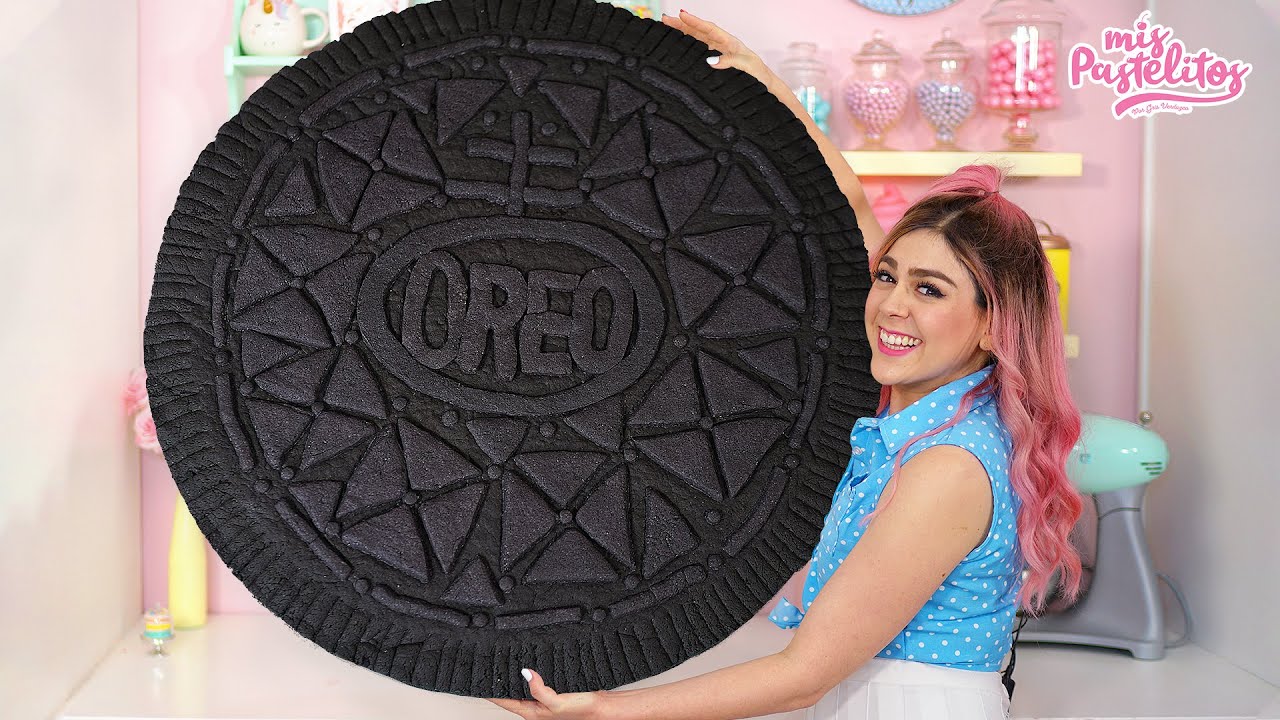 LA GALLETA OREO MÁS GRANDE DEL MUNDO | MIS PASTELITOS - YouTube