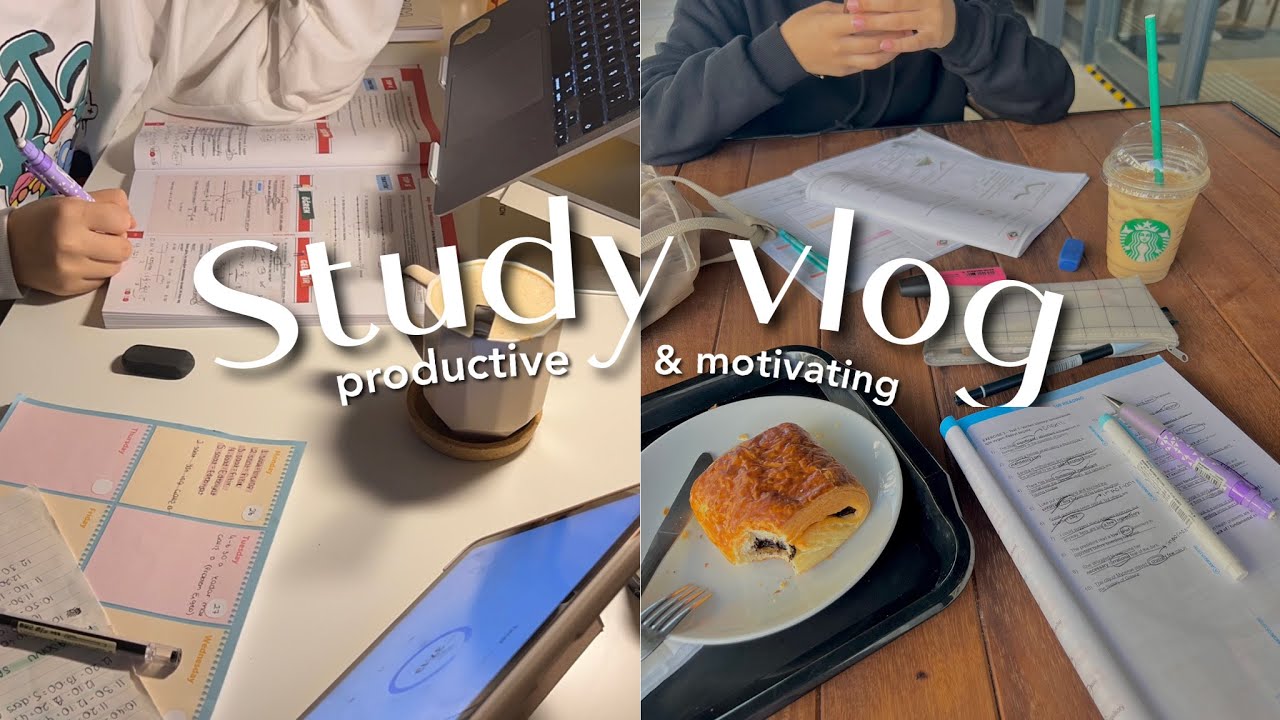 Study vlog ep.2📓 | struggling in maths, studying nonstop, unboxing ...