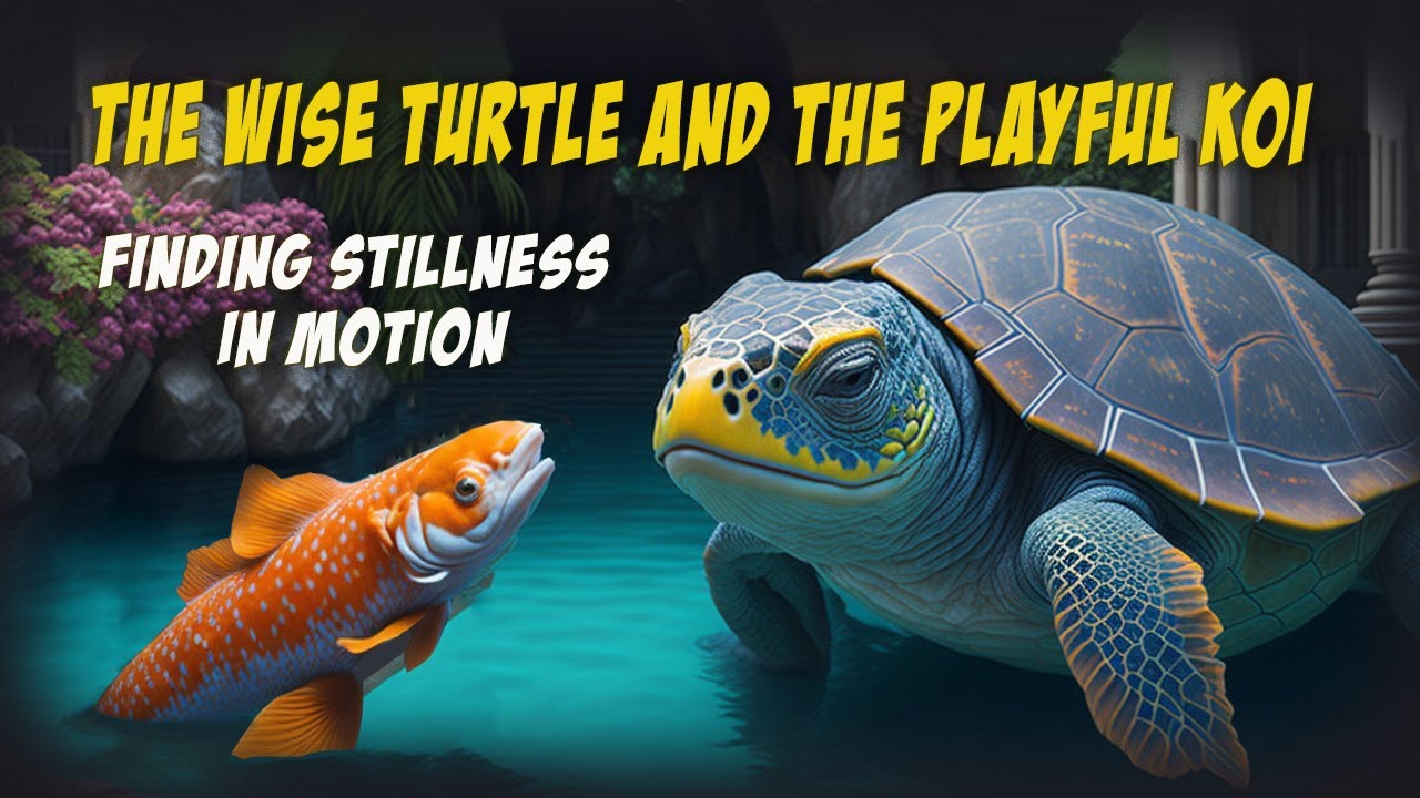 The Wise Turtle and the Playful Koi | short story in English for children | Zen story - YouTube