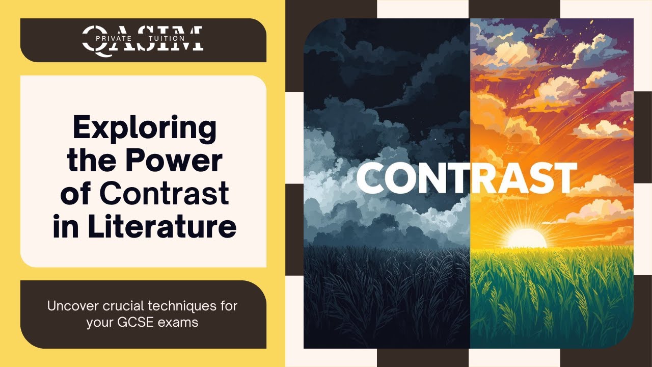 Contrast | GCSE English Technique for Analysis - YouTube