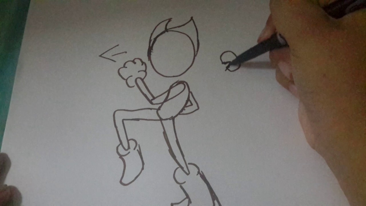 How to draw bendy from bendy and the ink machine! - YouTube