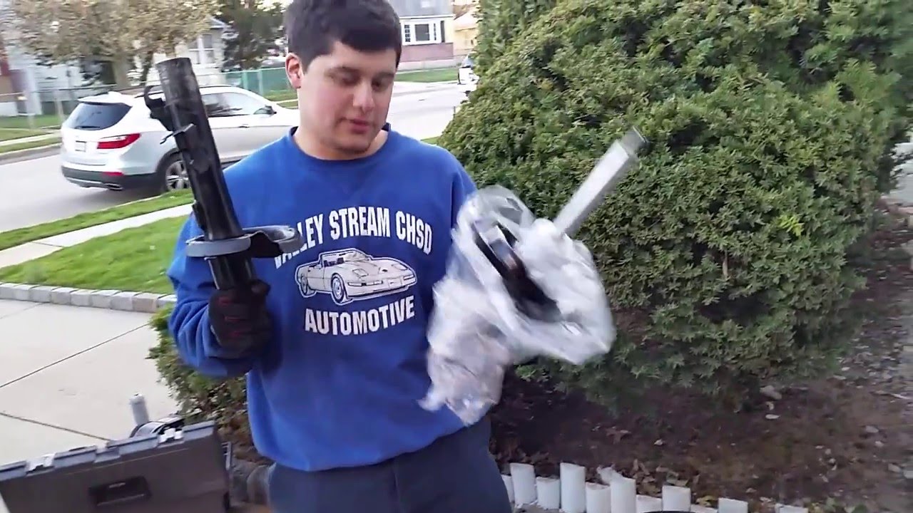 WORST SHOCK EVER! What does a broken shock/strut look like? - YouTube