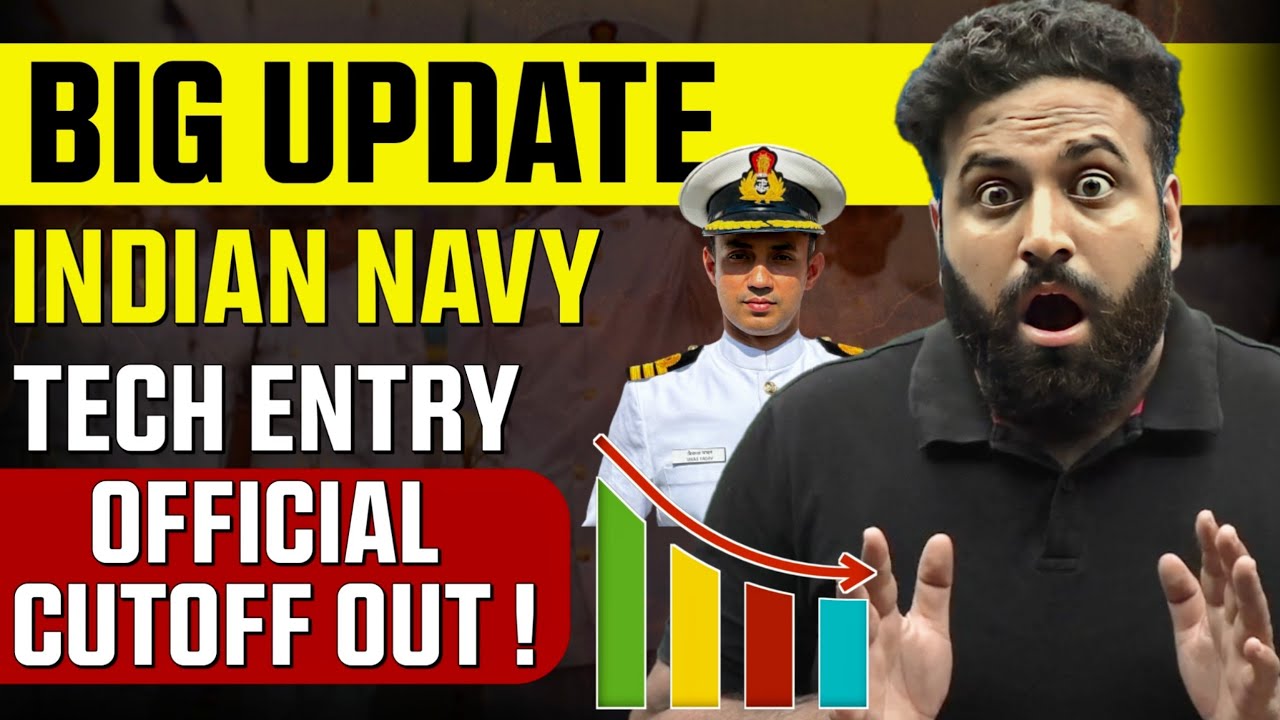 Official Cut-Off Out😱 Indian NAVY Tech Entry 2023 Cut-Off Announced ...