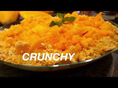 Mango Dessert | Mango Delight | Mango Biscuit Recipe | Mango Sweet Dish ...
