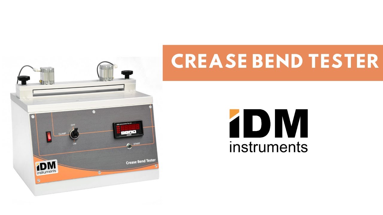 Quality testing of boxes I Crease Bend Tester (B0012) I Bending ...