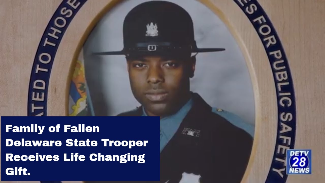 Family of Fallen Del. State Trooper Receives Life-Changing Gift - YouTube