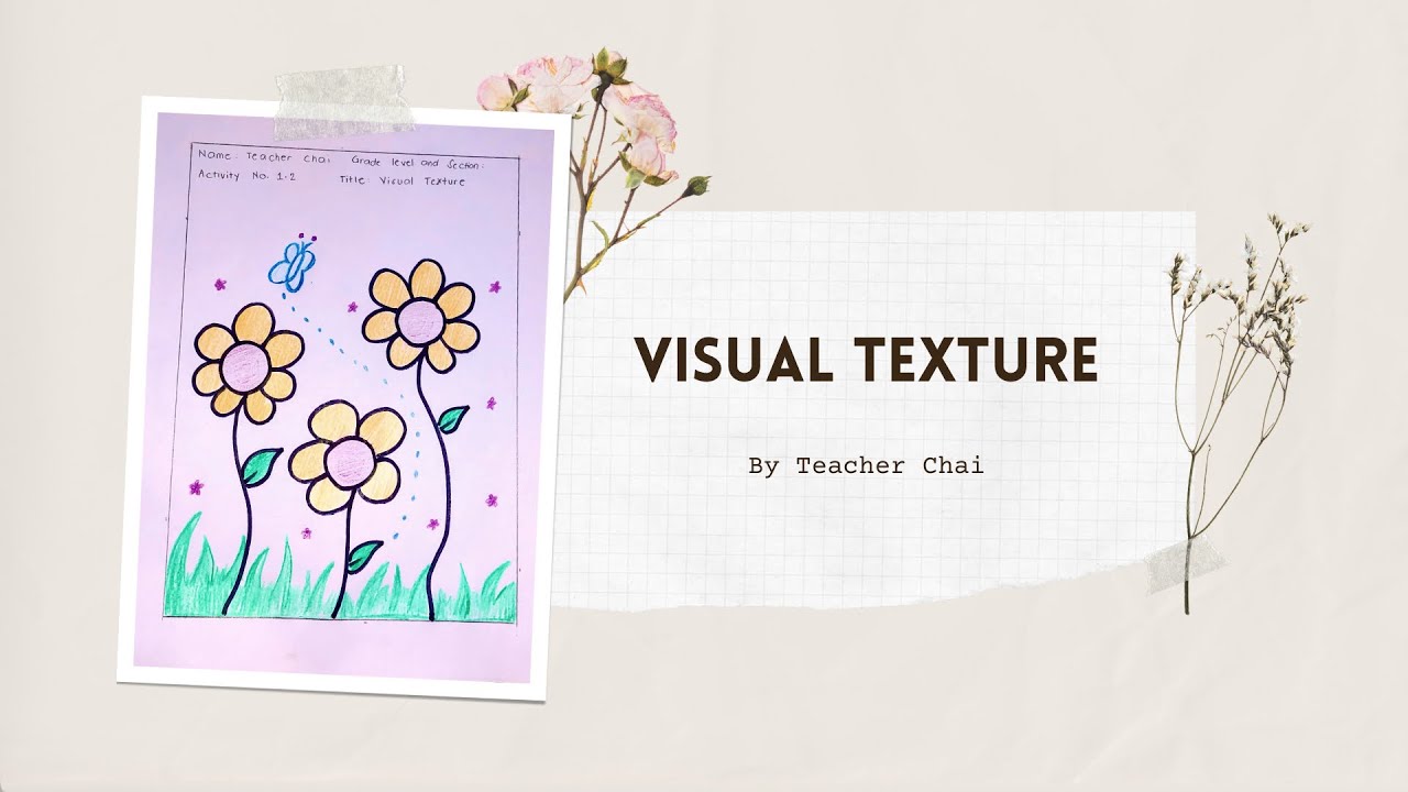 VISUAL TEXTURE || Texture Drawing || Artwork for Kids - YouTube