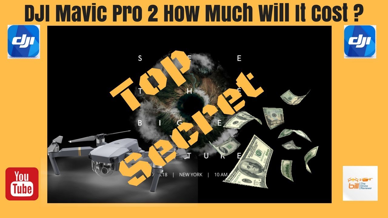 DJI Mavic Pro 2 How Much Will It Cost ? - YouTube