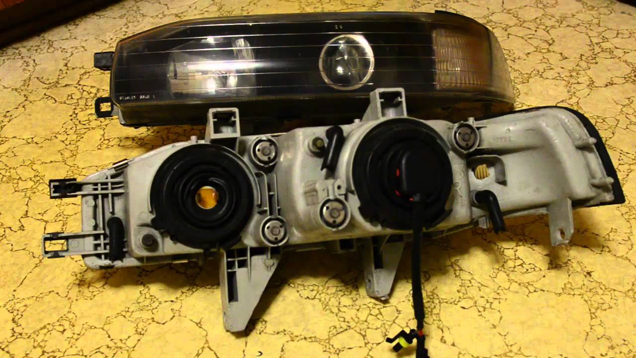 CB7 JDM One Piece Headlights - YouTube