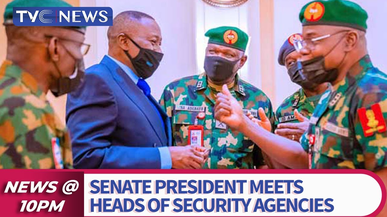 Senate President Meets Heads Of Security Agencies - YouTube