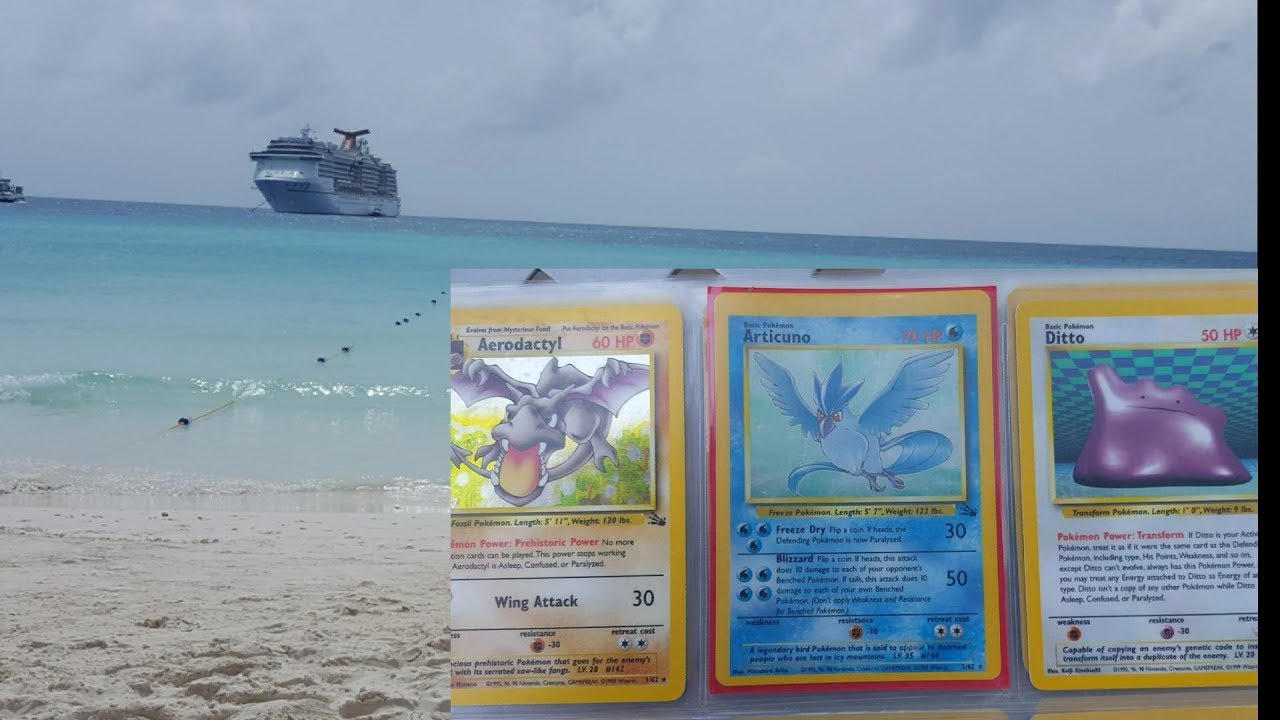 Pokemon cards on a cruuuuuuuissssse! Caribbean edition! - YouTube