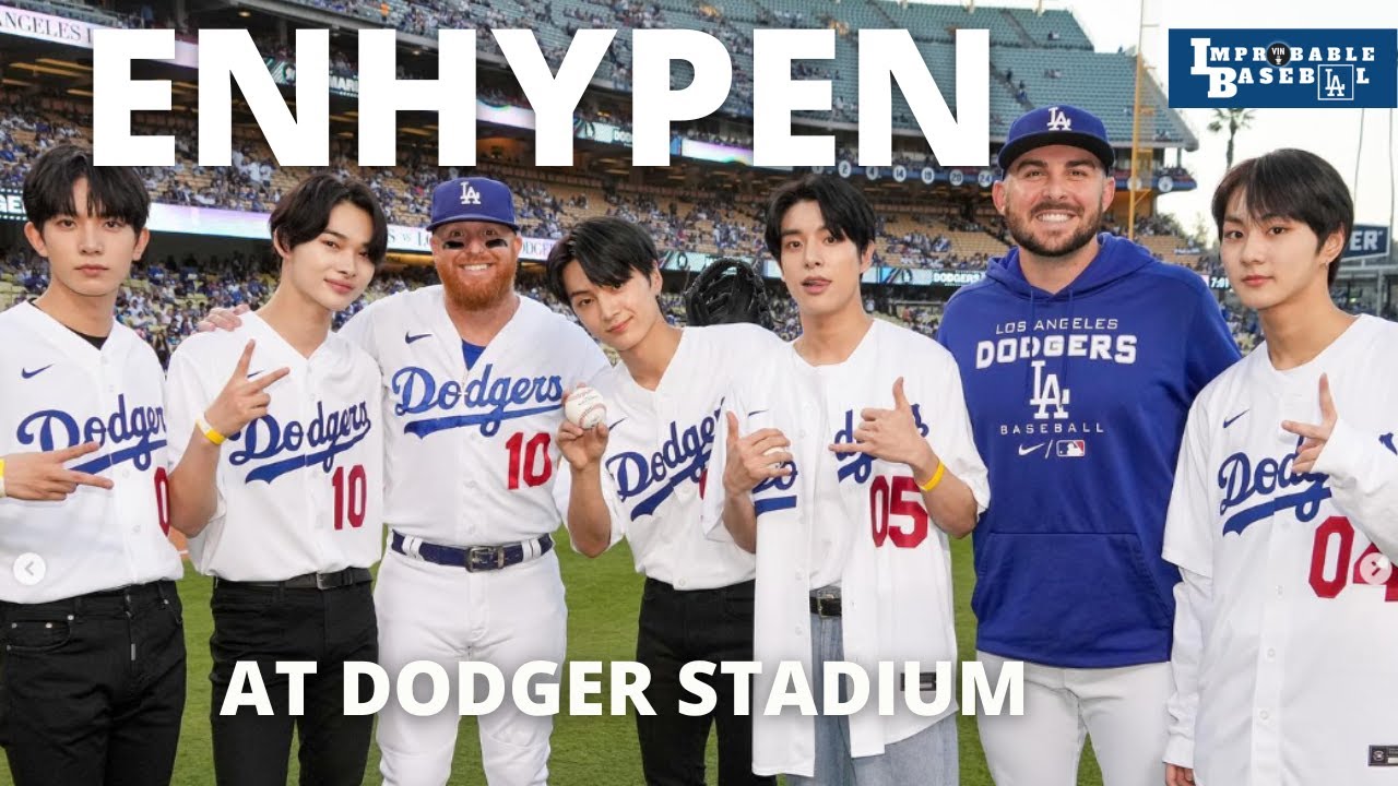 ENHYPEN Visits Dodger Stadium! K-pop Sensation Celebrates Korean ...