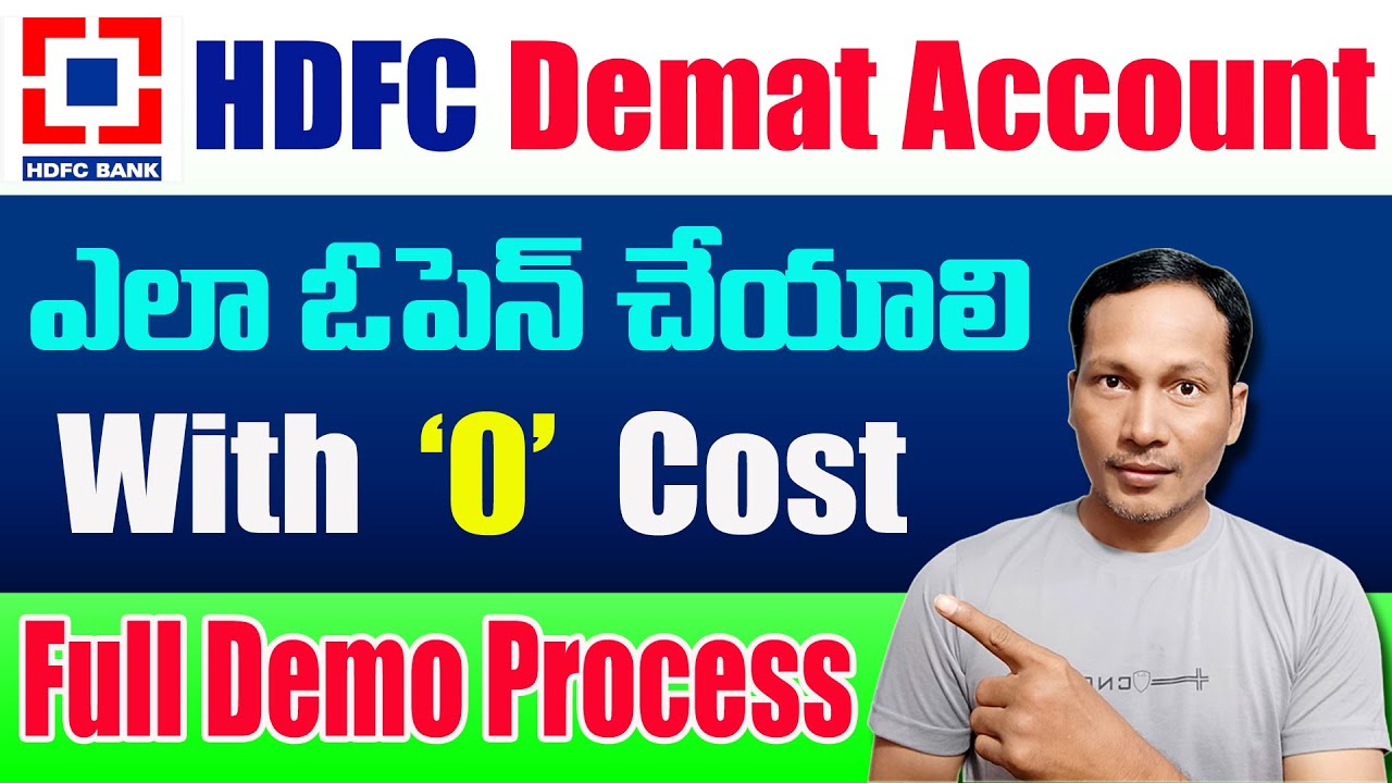 How to Open Demat Account in HDFC Bank 2022 || How to open demat ...