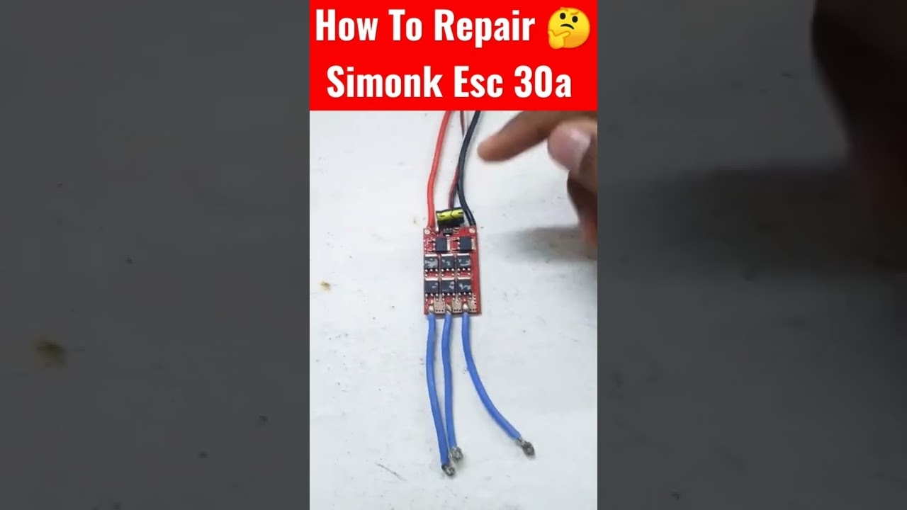 How To Repair Simonk Esc 30a #shorts - YouTube