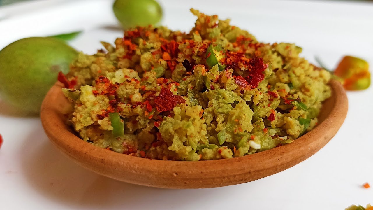 স্পেশাল কাঁচা জলপাই ভর্তা | Jolpai Makha/Jolpai Vorta | Olive Pickle ...
