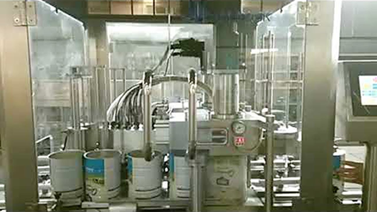 can seaming machine vacuum seamer automatic for milk powder cans metal ...