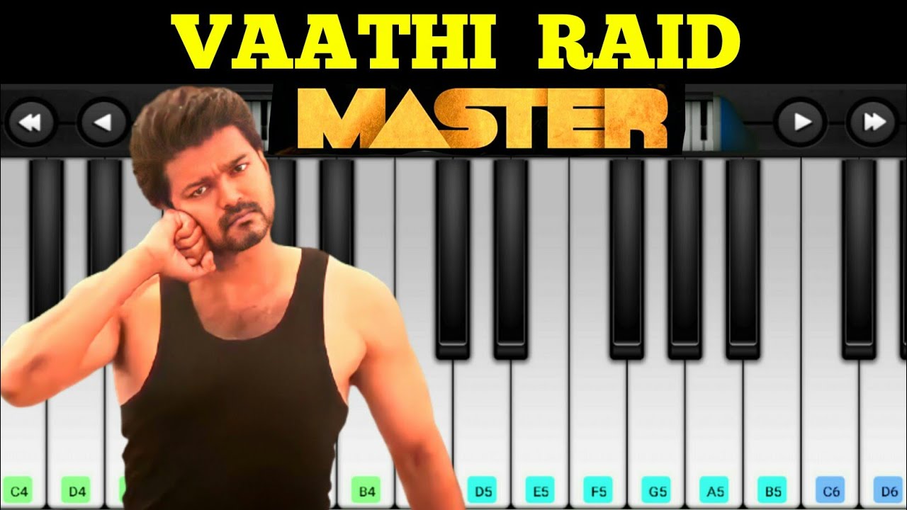 Vaathi Raid | Master | Piano Tutorial | Vijay - YouTube