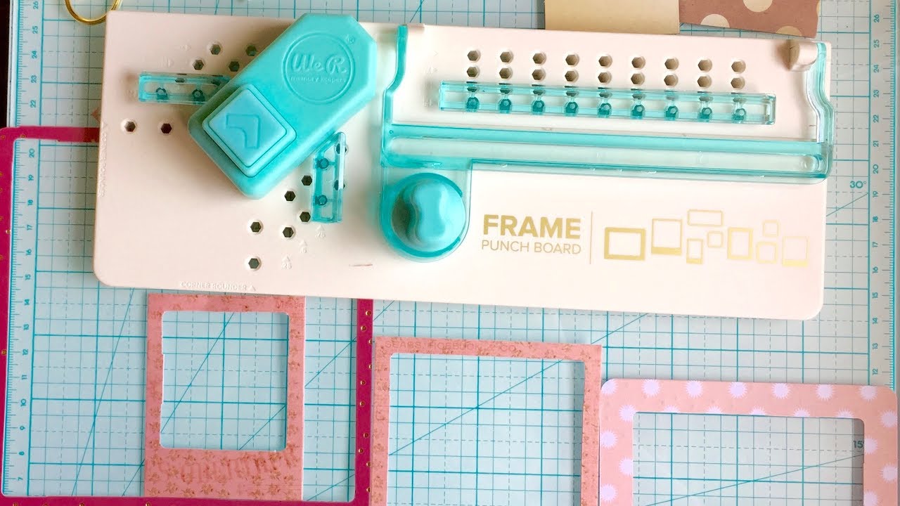Обзор Frame punch board by We R Memory Keepers - YouTube