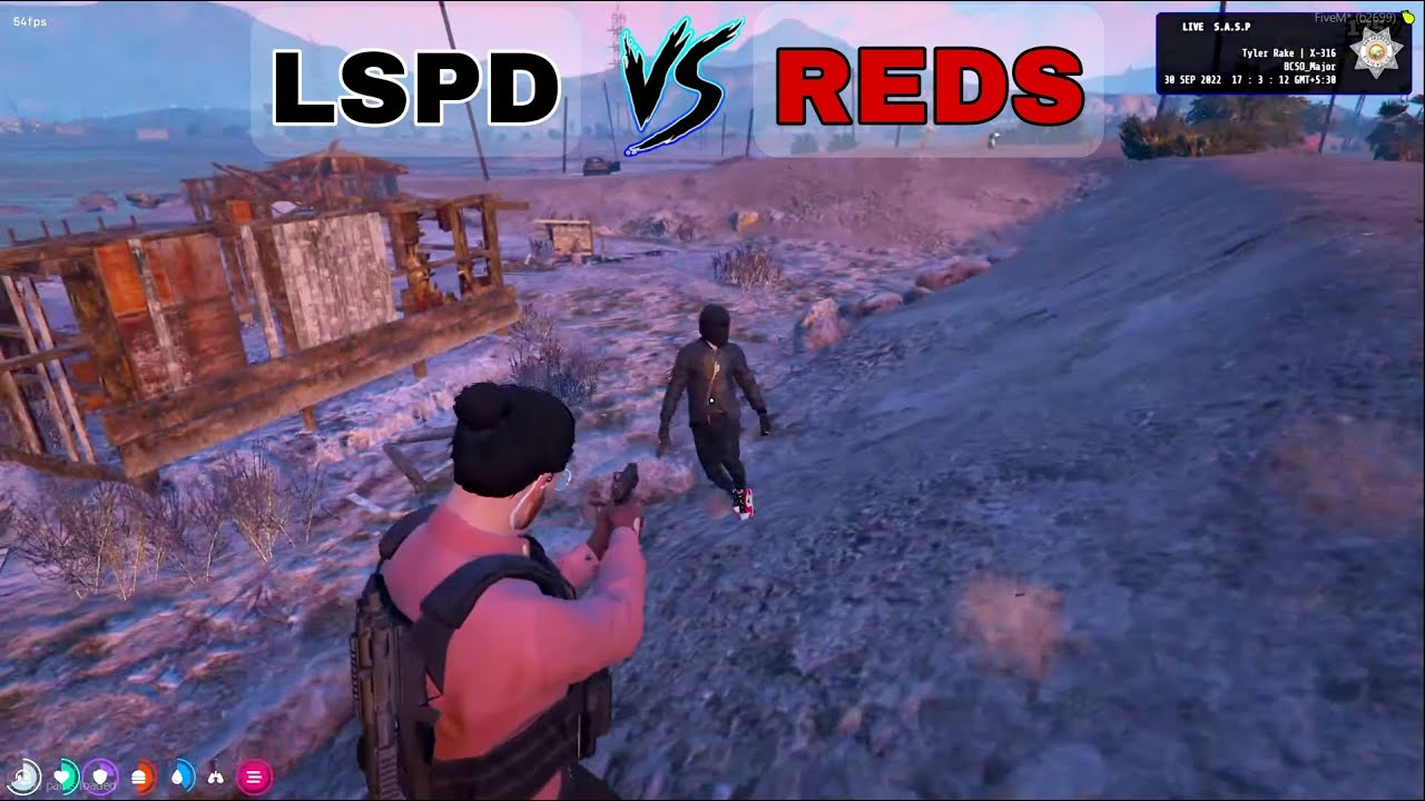 LSPD VS REDS | Code Red | VLTRP - YouTube