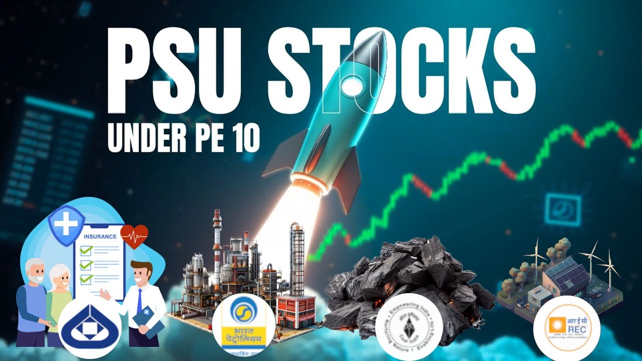 4 PSU Stocks Trading Below PE 10 | Best PSU stocks in 2025 - YouTube