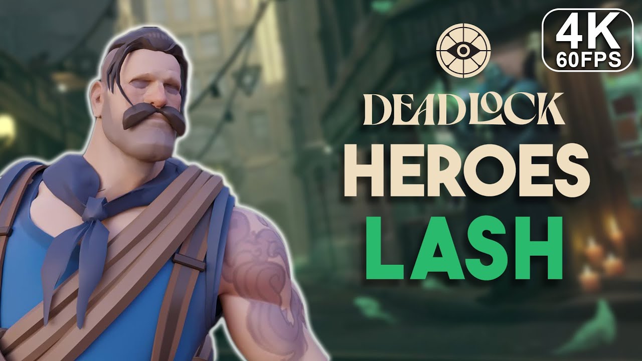 Hero: Lash 🛡️ Deadlock Closed Alpha Playtest | 4K Gameplay - YouTube
