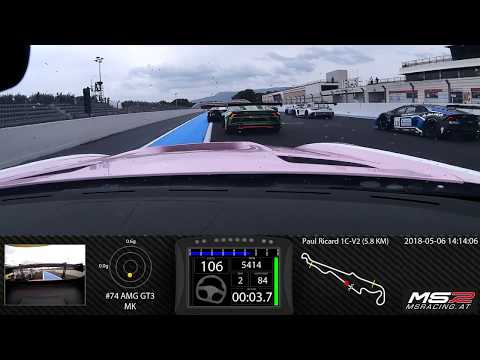 GT3 Paul Richard Startlap GT OPEN Paul Ricard 2018 Mercedes AMG GT3 Driver: Martin Konrad